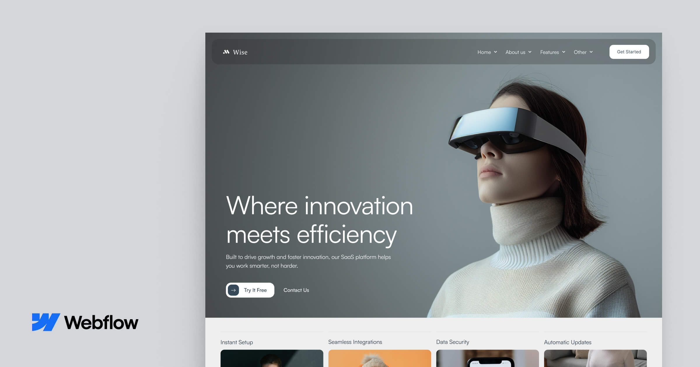 Summit - Webflow Ecommerce website template